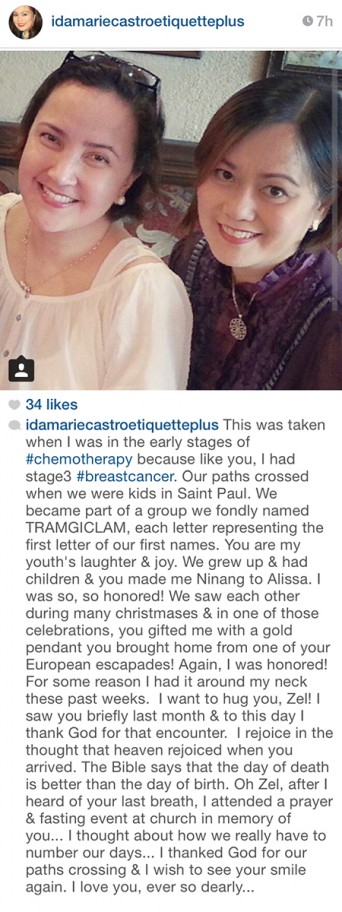 Family, friends remember Liezl Martinez | Lifestyle.INQ