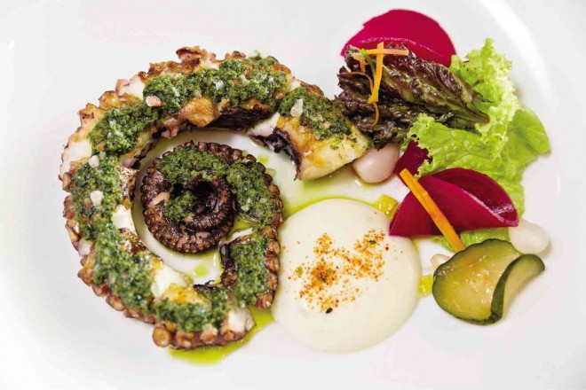 Octopus and ox brain in a classy lounge setup | Lifestyle.INQ ...