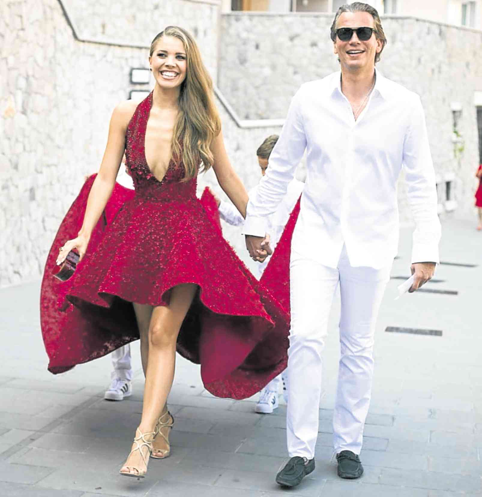 Michael Cinco makes wedding dress for Swarovski scion–‘They brought ...