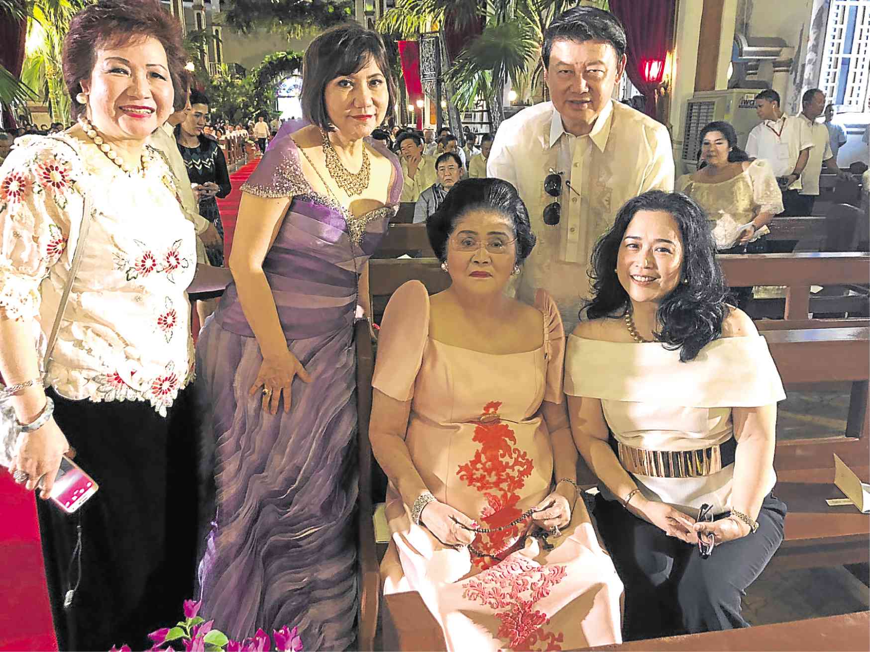 Imee Marcos plays ultimate hostess as her son weds a Manglapus ...