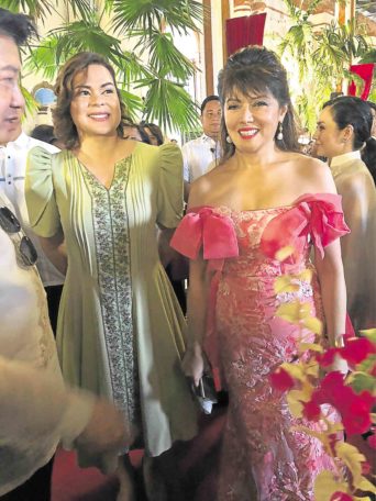 Imee Marcos plays ultimate hostess as her son weds a Manglapus ...