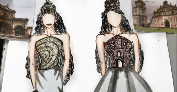 Philippine churches inspire student’s gown designs | Lifestyle.INQ ...