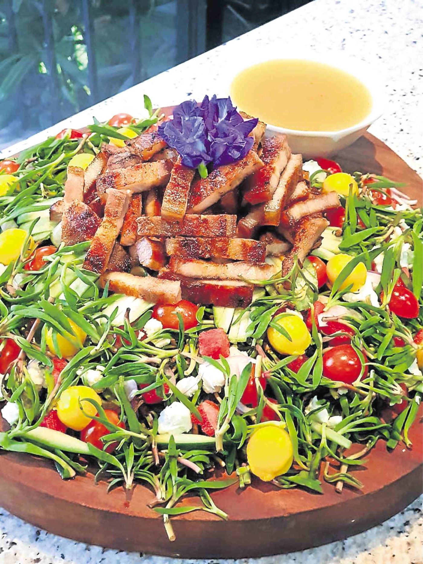 Delicious, nutrient-packed ‘dampalit’ salad with ‘liempo’ | Lifestyle.INQ