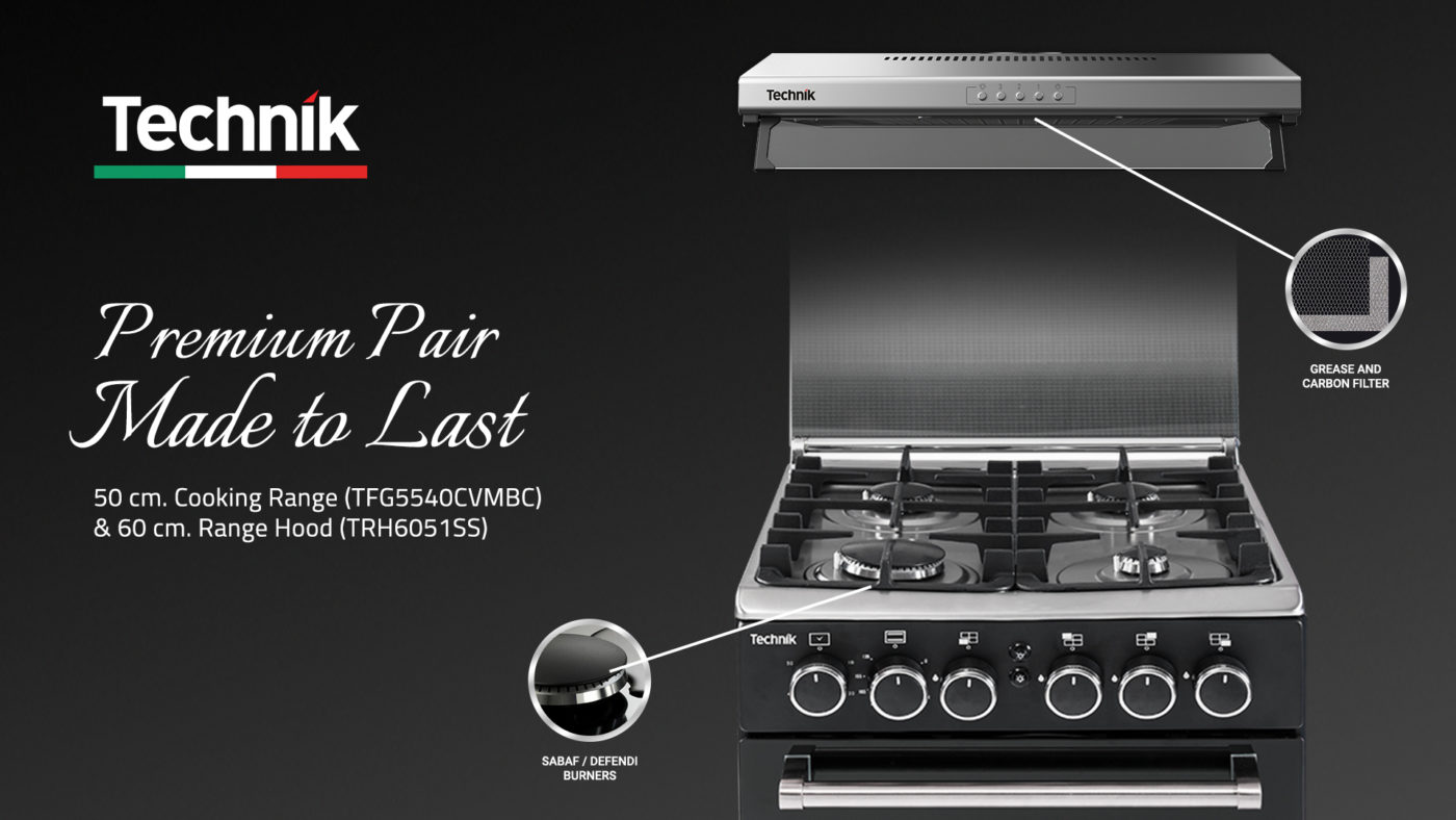 Match made in kitchen: Technik Cooking Range & Range Hood | Lifestyle.INQ