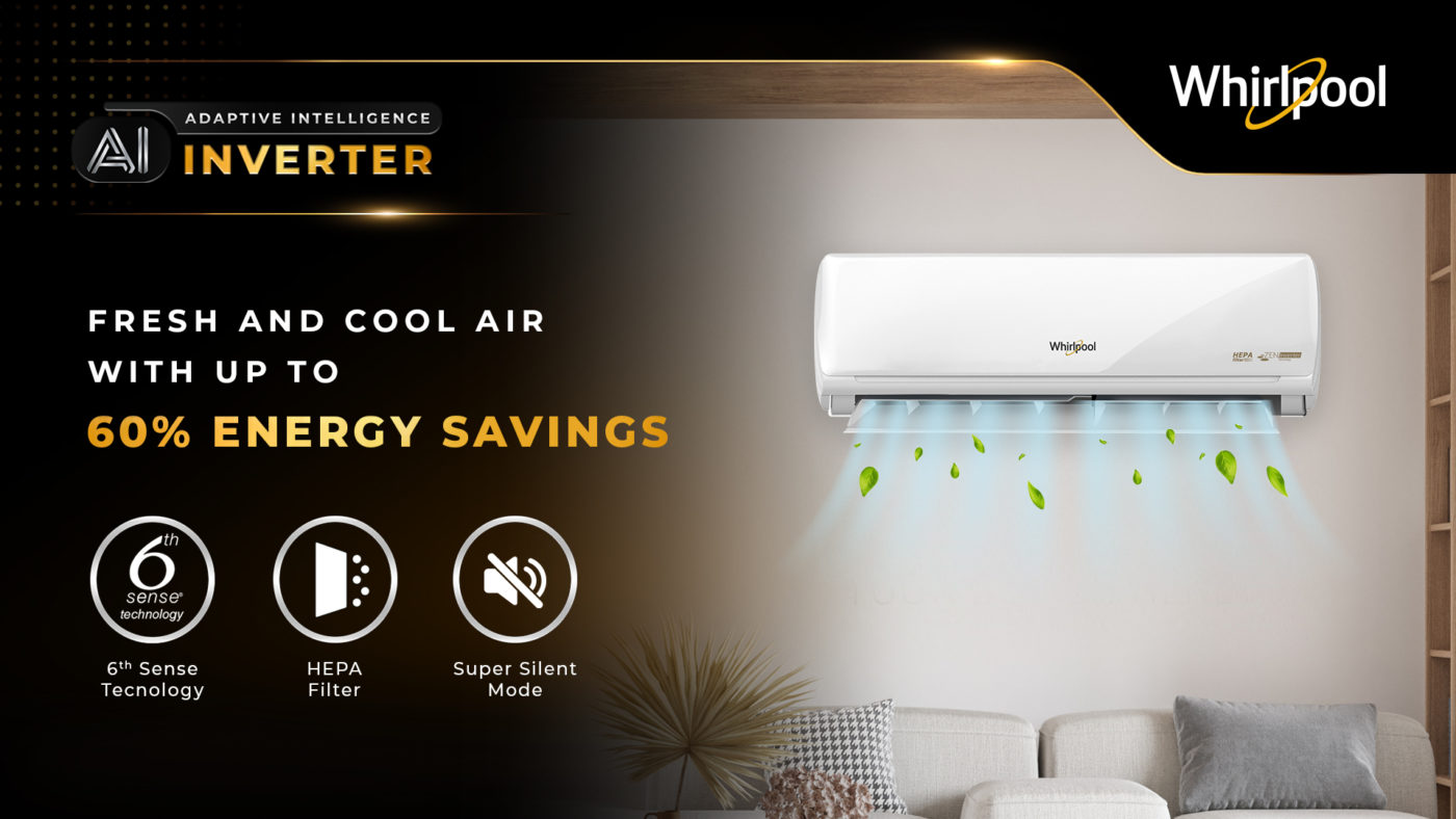 Build an energy-efficient home with Whirlpool AI Inverter appliances ...