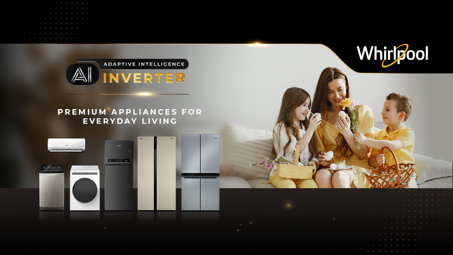 Build an energy-efficient home with Whirlpool AI Inverter appliances ...
