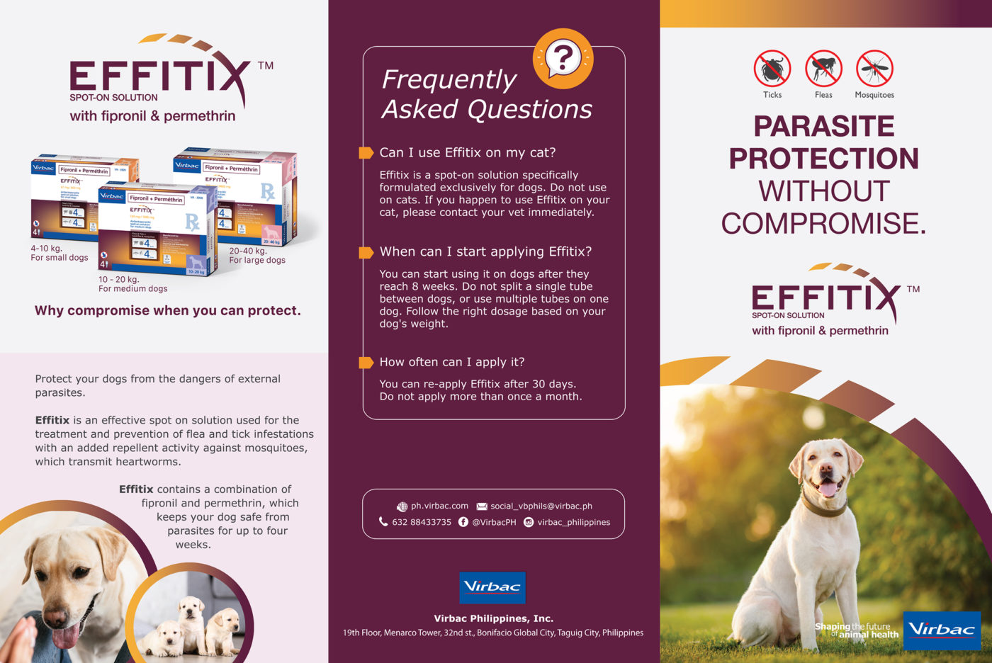 Virbac brings to PH spot on topical solution Effitix for prevention of ...