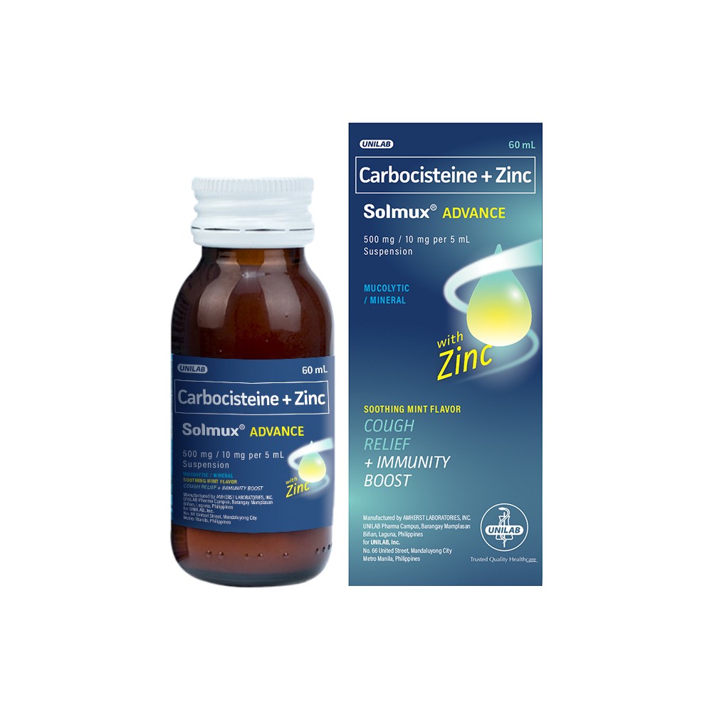 Solmux Advance Suspension: More Zinc, more potent vs cough | Lifestyle.INQ