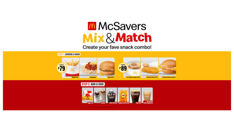 McDonald's McSavers Mix & Match: Make any day special | Lifestyle.INQ