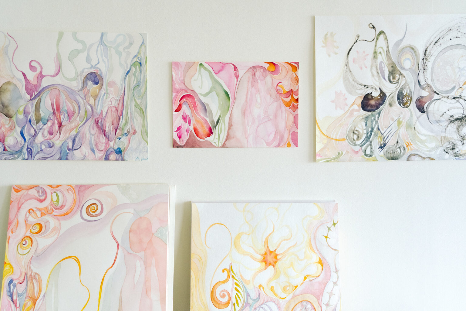 Artist Micat Po explores the unique world of watercolor abstraction ...