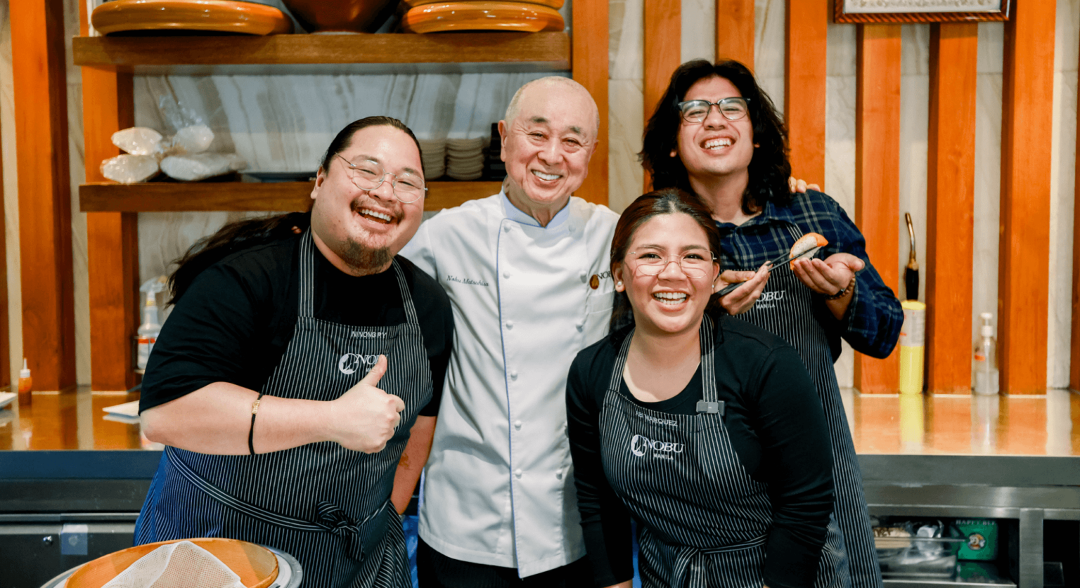 Filipino food content creators master the art of sushi with Chef Nobu ...
