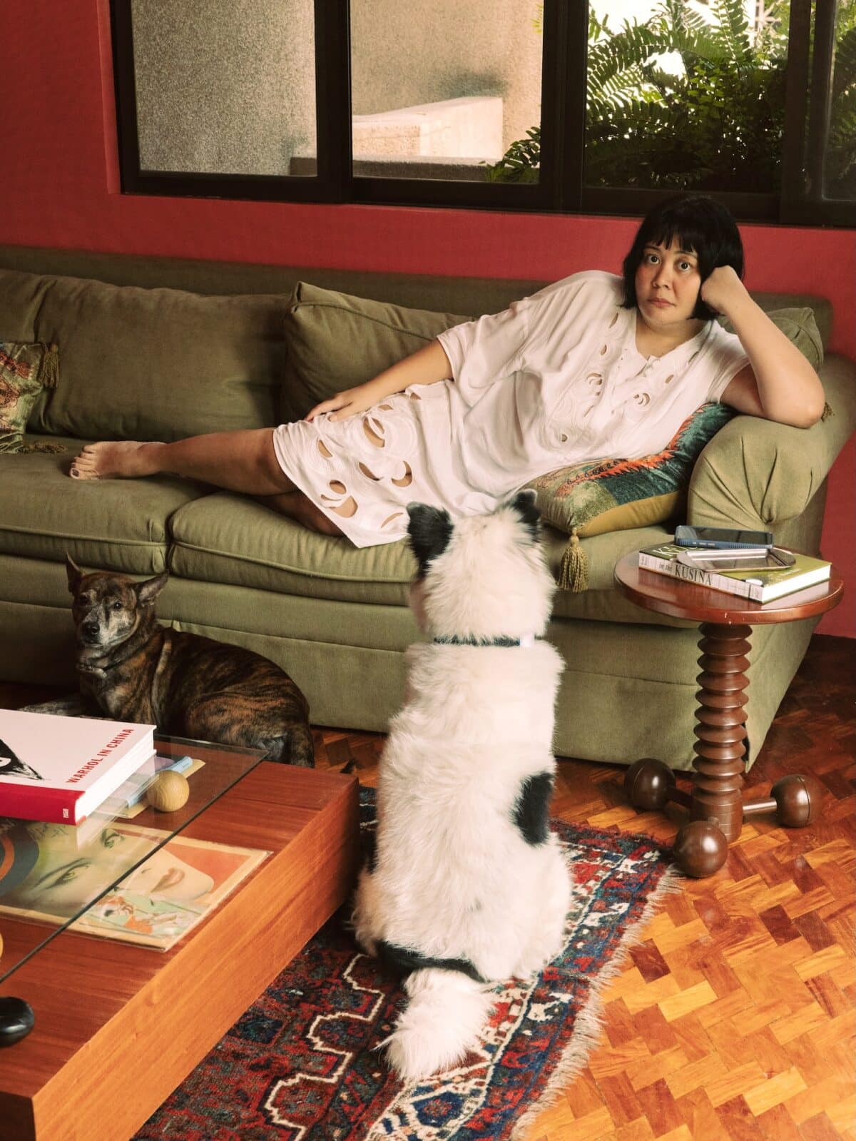 Inside Bea Ledesma’s bold, salmon pink Makati flat | Lifestyle.INQ ...